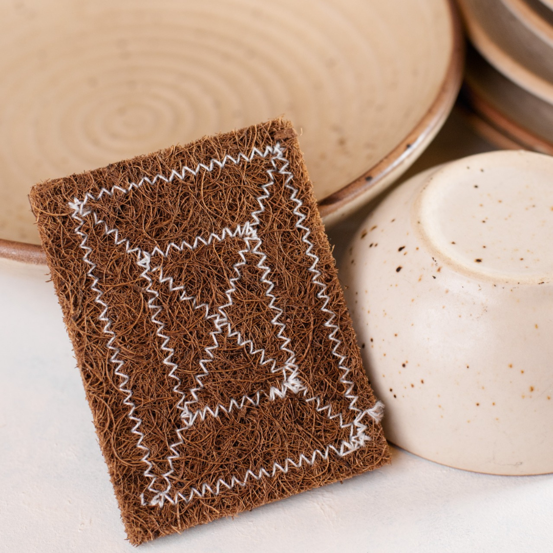 Coconut-coir Dish Scrubber – The Coconut People